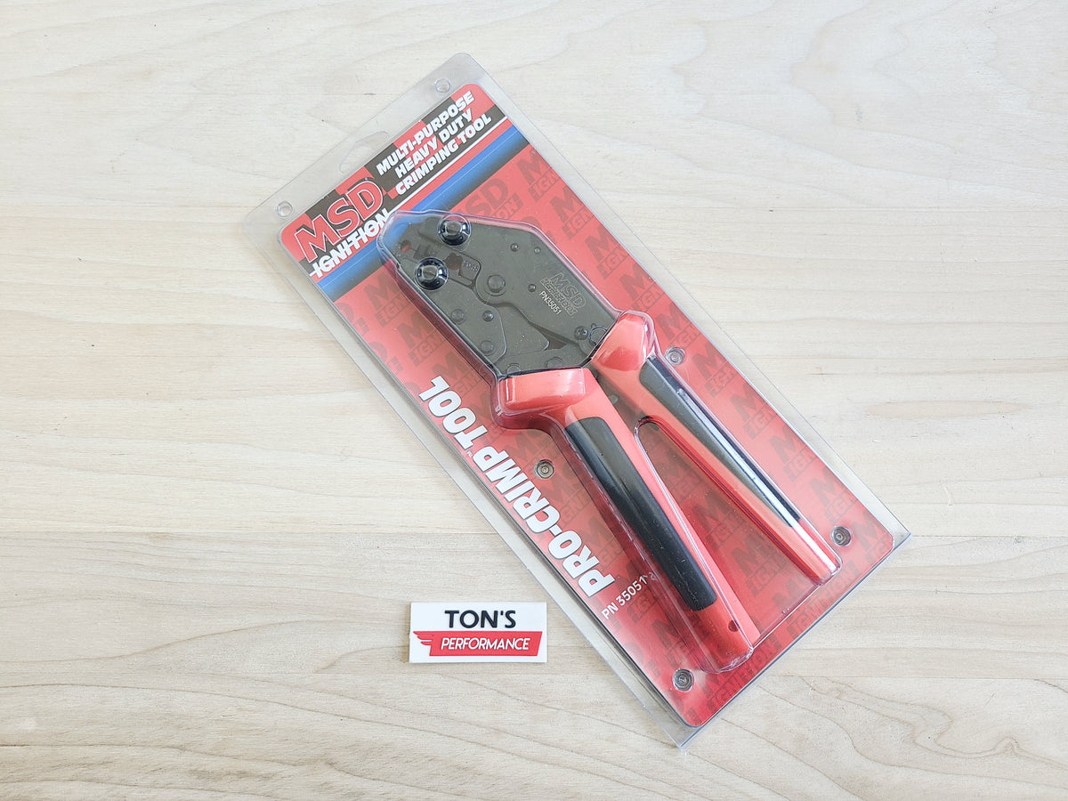 MSD 35051 Professional Spark Plug Wire Crimping Stripper Tool 8mm 8.5m Ton s Performance
