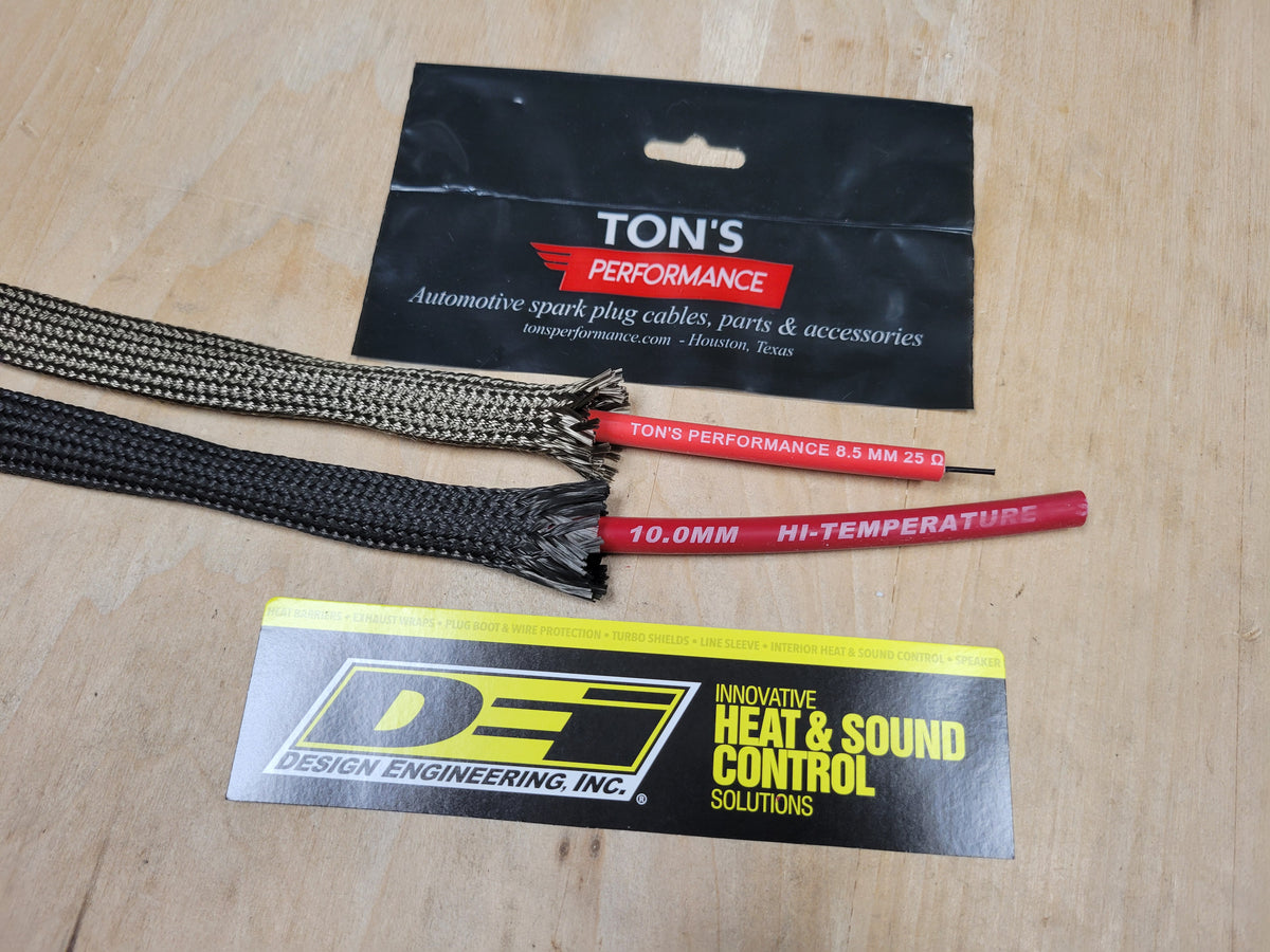 DEI Universal Heat Shield Sleeve Slip On Spark Plug Wire Insulator - P ...