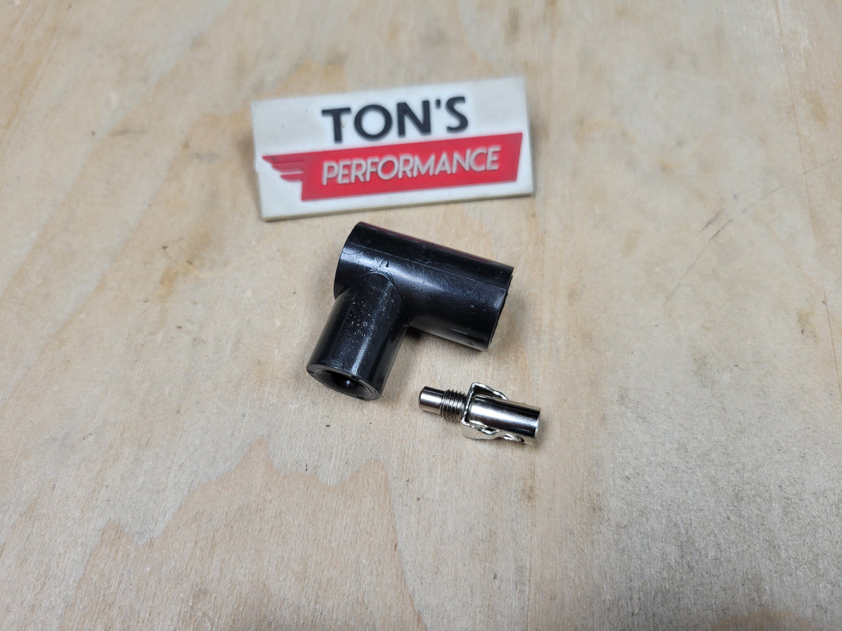 Rajah spark plug terminal right angle 90 snap cage screw together - Ba ...