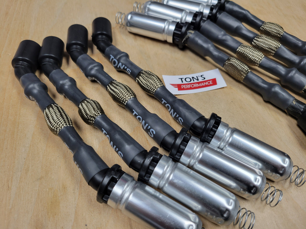 Sleeved 9" 10mm Spark Plug Wires for LS Car - LS1 LS2 LS3 L99 L76 L77 ...