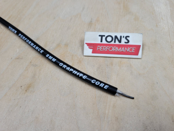 Ton's Performance 8mm Graphite Core Silicone Spark Plug wire [Sold By