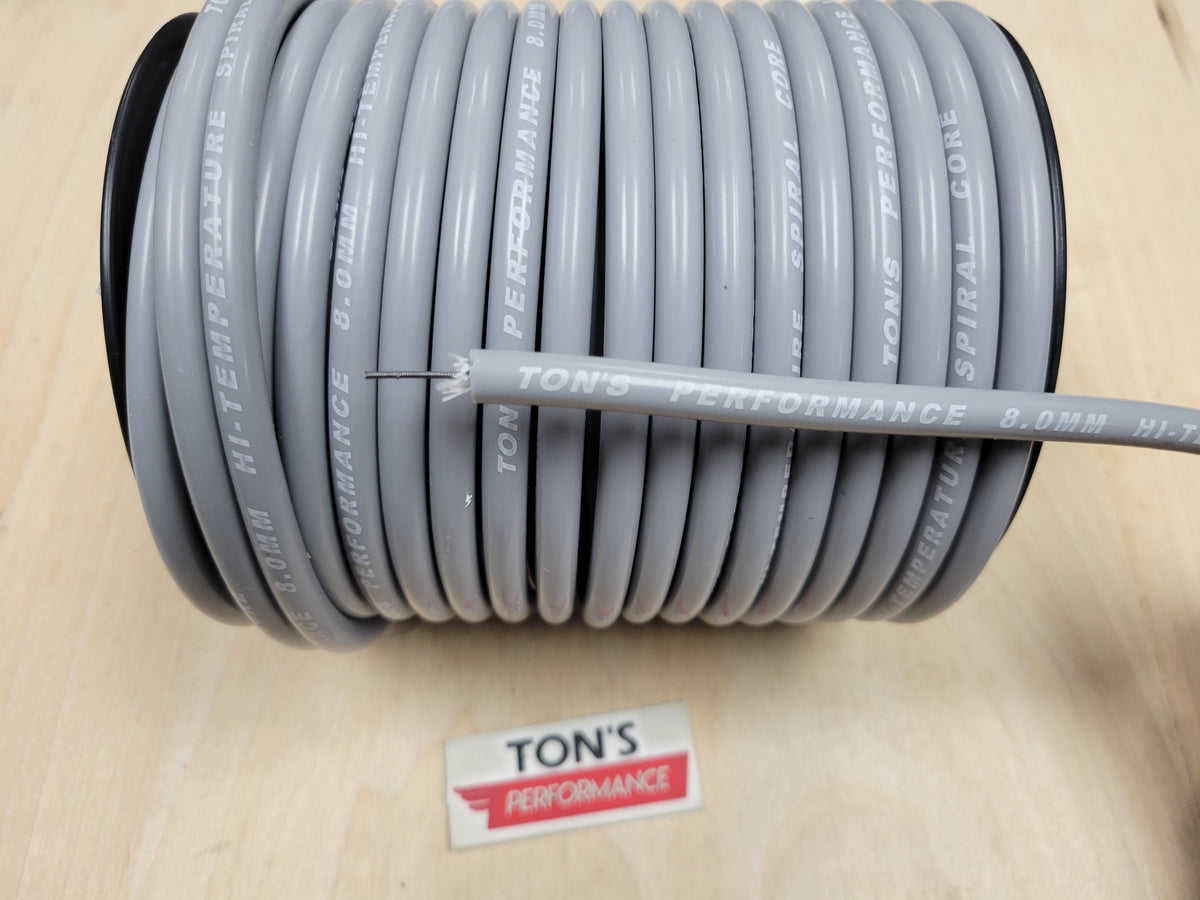 8mm LS GM Gen 4 LS3 LS4 LS7 spark plug wires with bendable spark plug ...