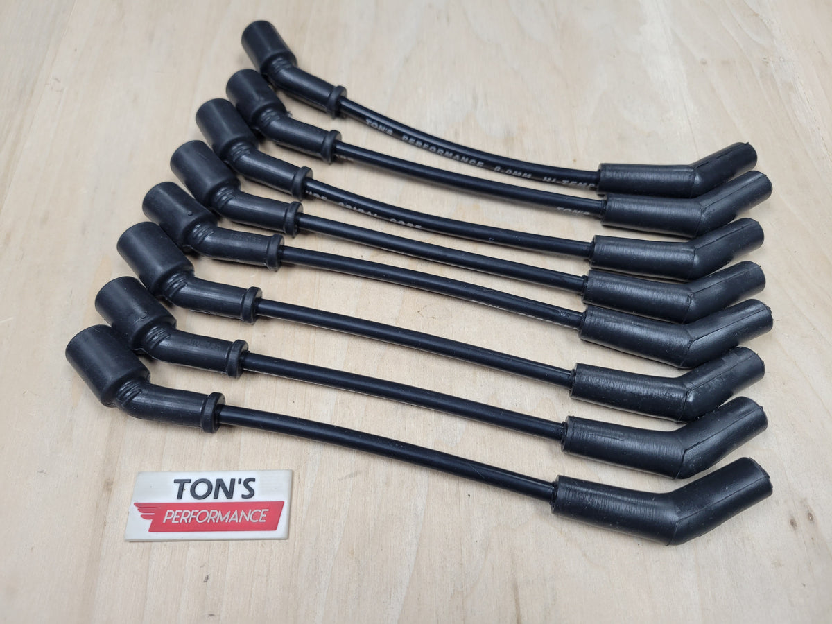 8mm LS SPARK PLUG WIRES CAR, TRUCK, & SUV 10" or 12" LENGTH (4.8L, 5.3 ...