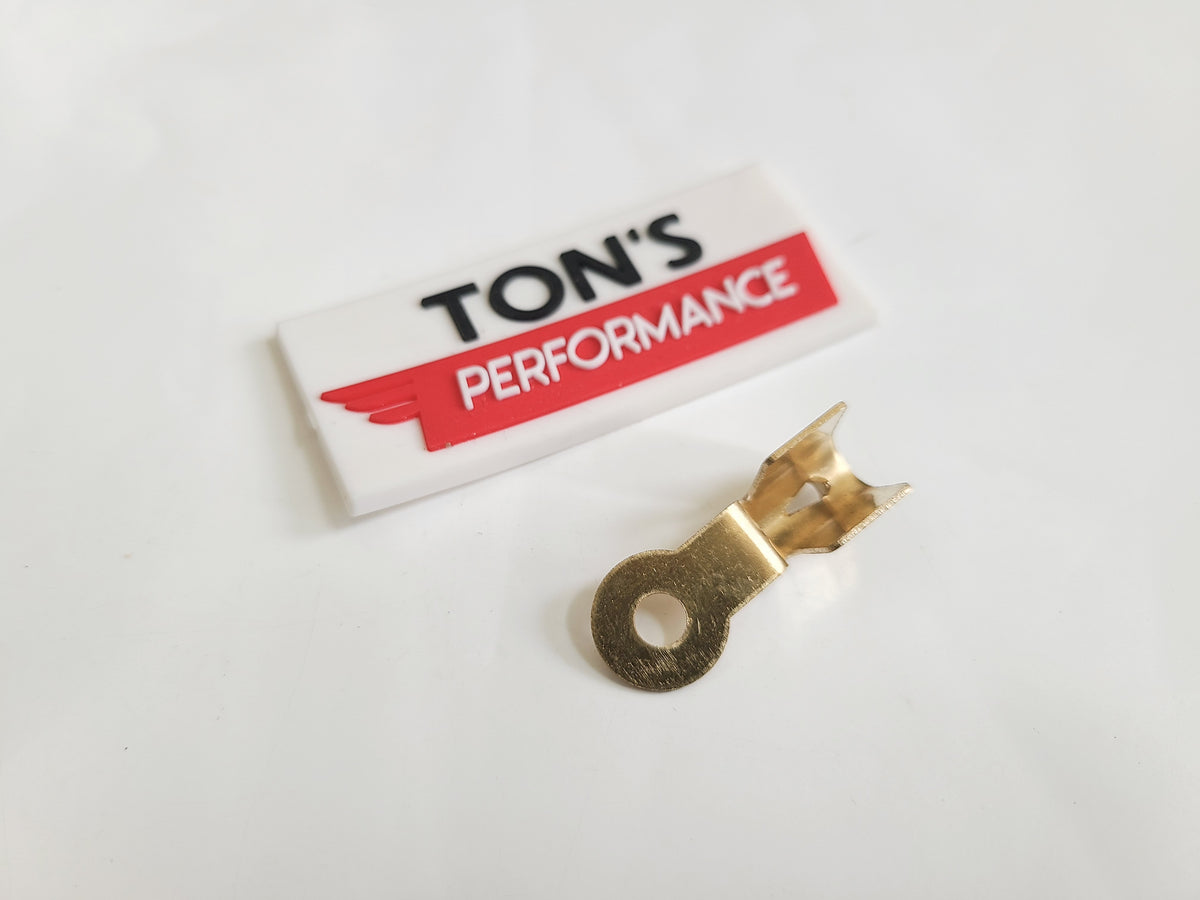 Ring spark plug terminal with spike brass – Ton's Performance