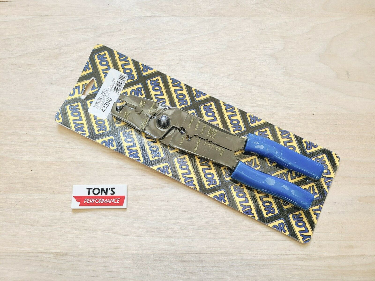 Taylor 43390 Spark Plug Wire Crimping Tool Pro 7-8mm Plug Wire & Elect ...