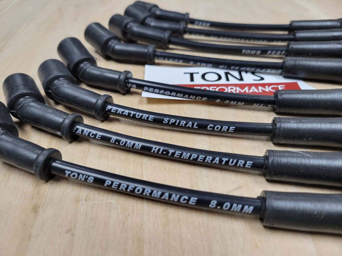8mm LS SPARK PLUG WIRES CAR, TRUCK, & SUV 10" or 12" LENGTH (4.8L, 5.3 ...
